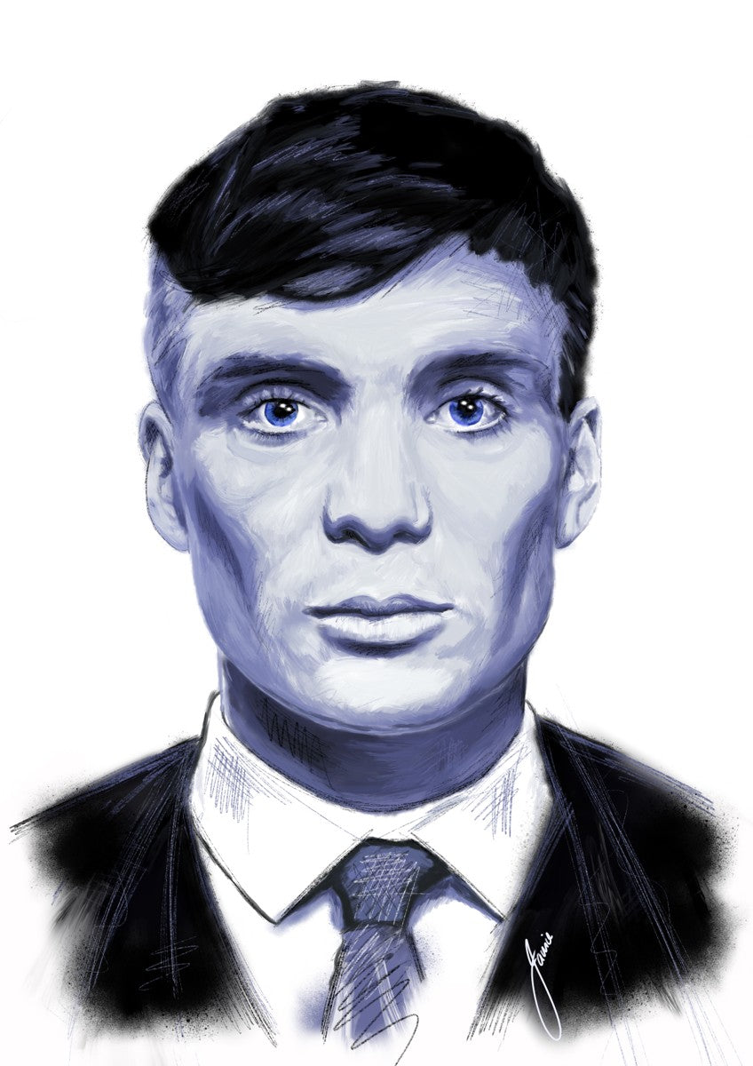 Thomas Shelby Portrait (Peaky Blinders) Fine Art Print - Jamie Art ...
